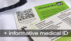 Medical ID Bracelets, Bands, Tags and Cards | OneLife iD
